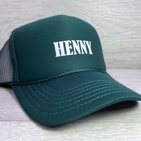 OTTO | Accessories | New Henny Drink Dark Green Mesh Trucker Hat Cap ...